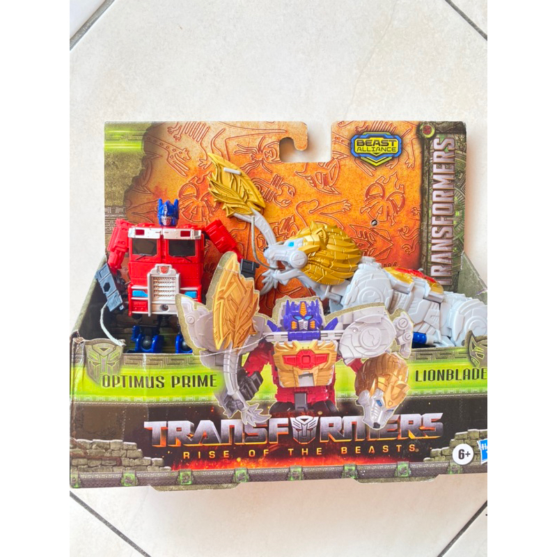 Jual preloved robot TRANSFORMER : optimus prime + lionblade | Shopee ...