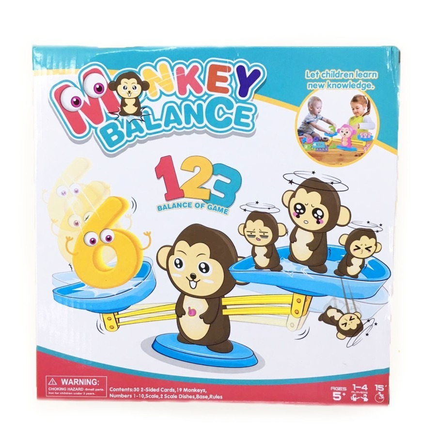 Jual Mainan Monkey Balance Math Toy Game Belajar Matematika Berhitung ...
