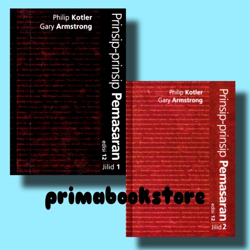 Jual Paket Prinsip prinsip Pemasaran Jilid 1 dan 2 Edisi 12 | Shopee Indonesia