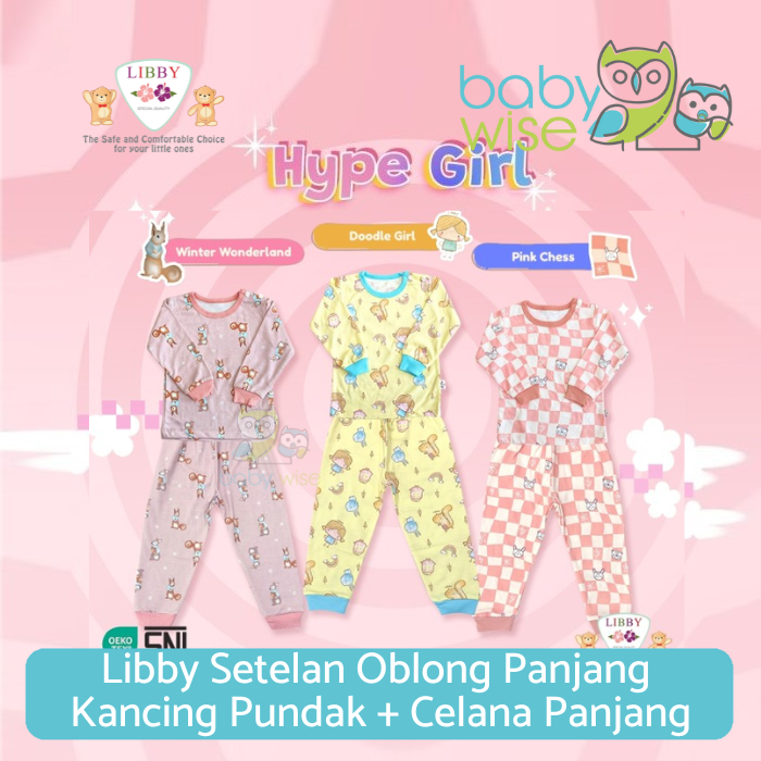 Jual Libby Setelan Oblong Panjang Kancing Pundak + Celana Panjang Part ...