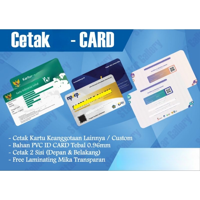 Jual KARTU PVC CARD | Shopee Indonesia