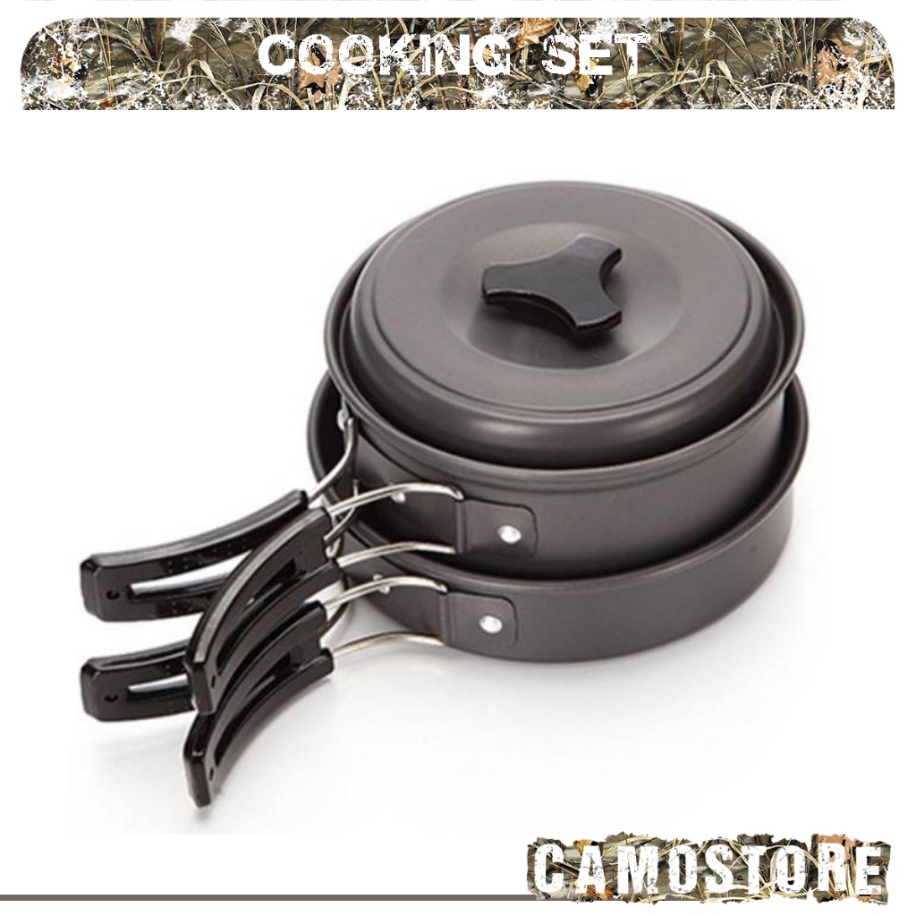 Jual Cooking Set Nesting Ultralight DS 200 300 301 308 101 CW 8 set TNI ...