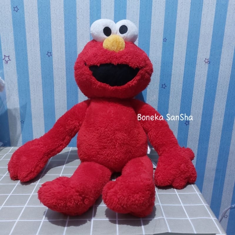 Jual Boneka Elmo Ori By Sesame Street - New Tag - 50cm | Shopee Indonesia