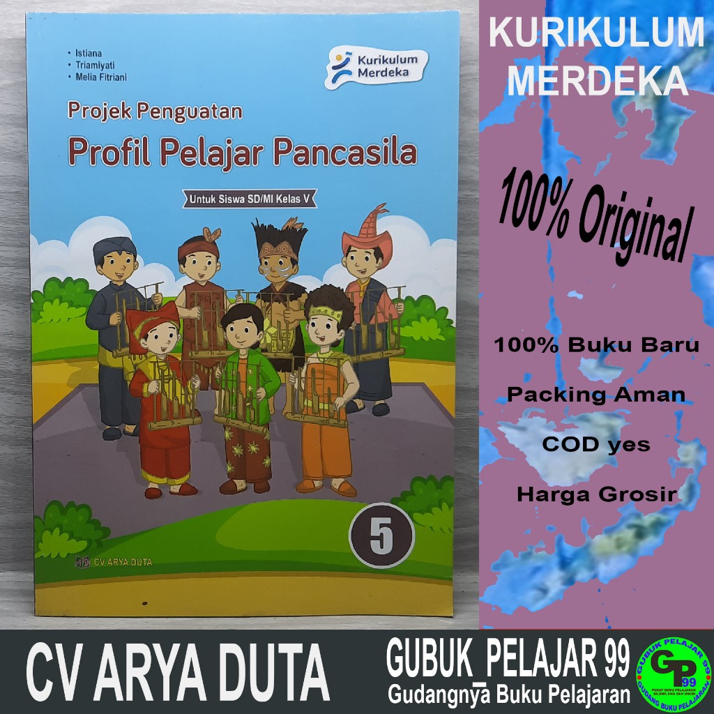 Jual Projek Penguatan Profil Pelajar Pancasila (P5) Kelas 5 SD/MI ...