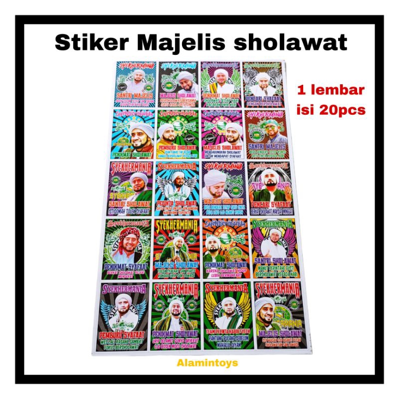 Jual Stiker Majelis sholawat syekhermania | Shopee Indonesia