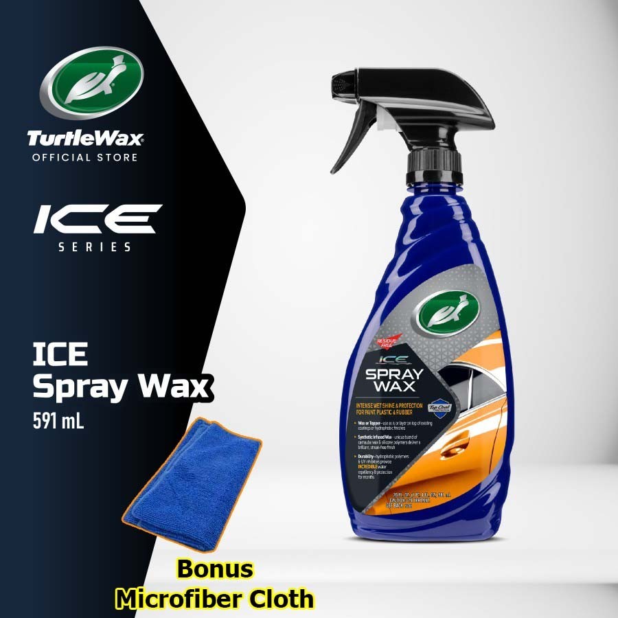 Jual Turtle Wax ICE Spray Wax T477R (detailing poles mobil) | Shopee ...