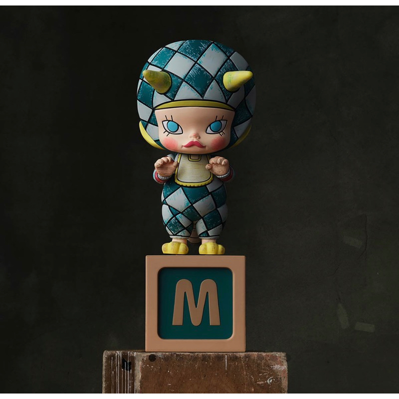 Jual POP MART MOLLY Anniversary Statue Dino Green Open Box Confirm ...