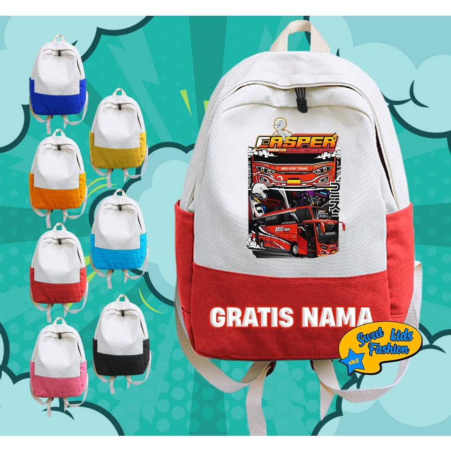 Jual Tas Anak Bus Mania Casper Bris Trans Tas Sekolah Anak Bis Mania ...