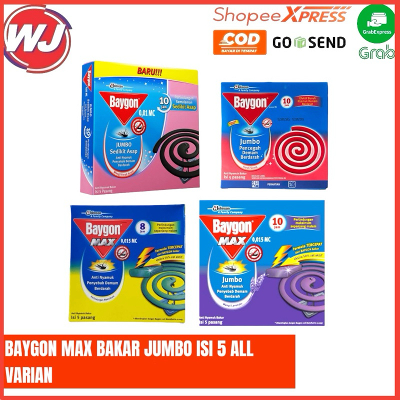 Jual BAYGON MAX BAKAR JUMBO ISI 5 ALL VARIAN | Shopee Indonesia