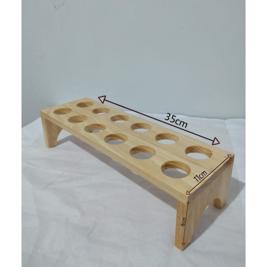 Jual Rak telur minimalis /tempat penyimpanan/tatakan telur kayu ...