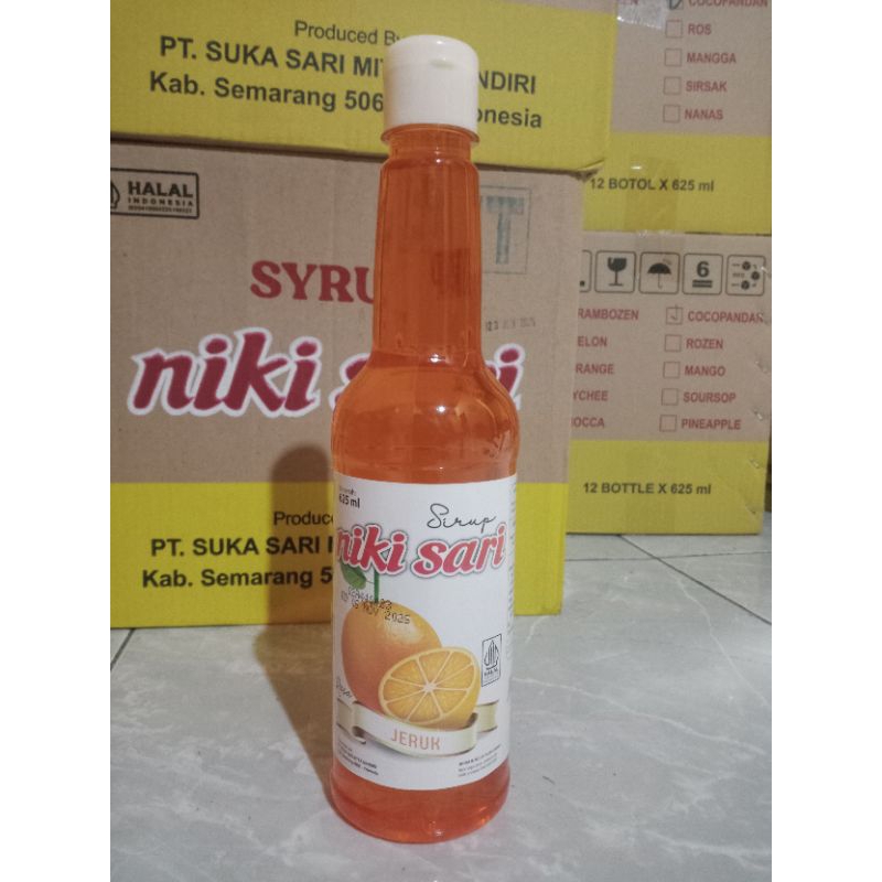 Jual SIRUP NIKI SARI 625ml 4 varian rasa 100%ORIGINAL | Shopee Indonesia