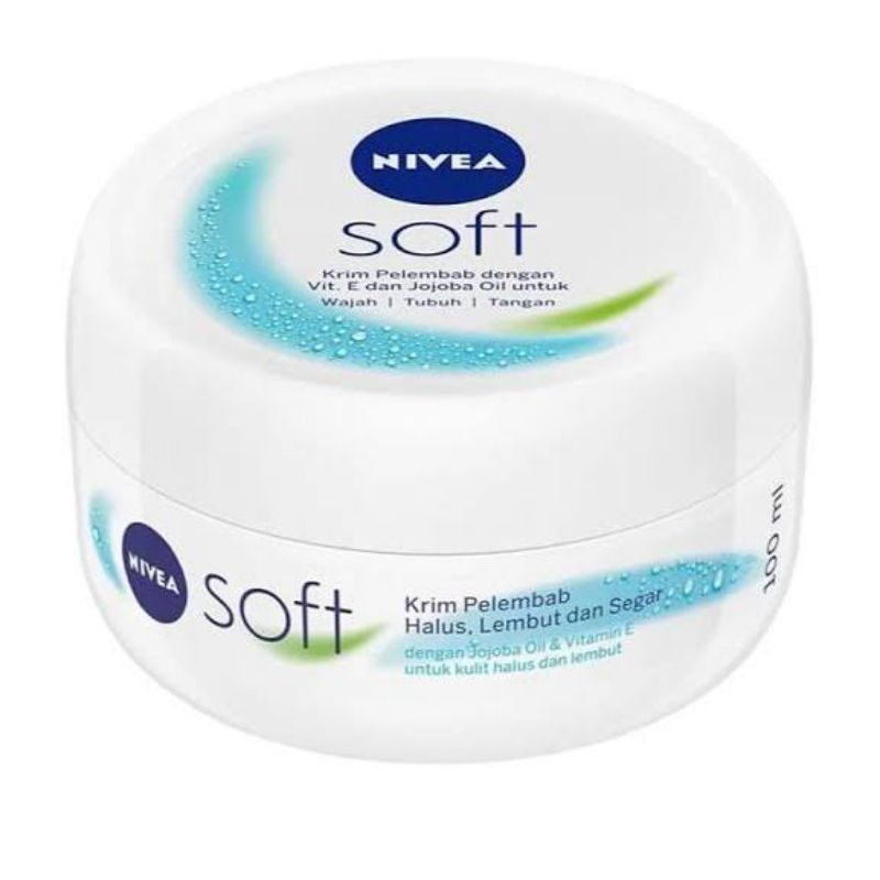 Jual NIVEA Crème Soft Jar| Crème Biru 50ml dan 100ml | Nivea Cream ...