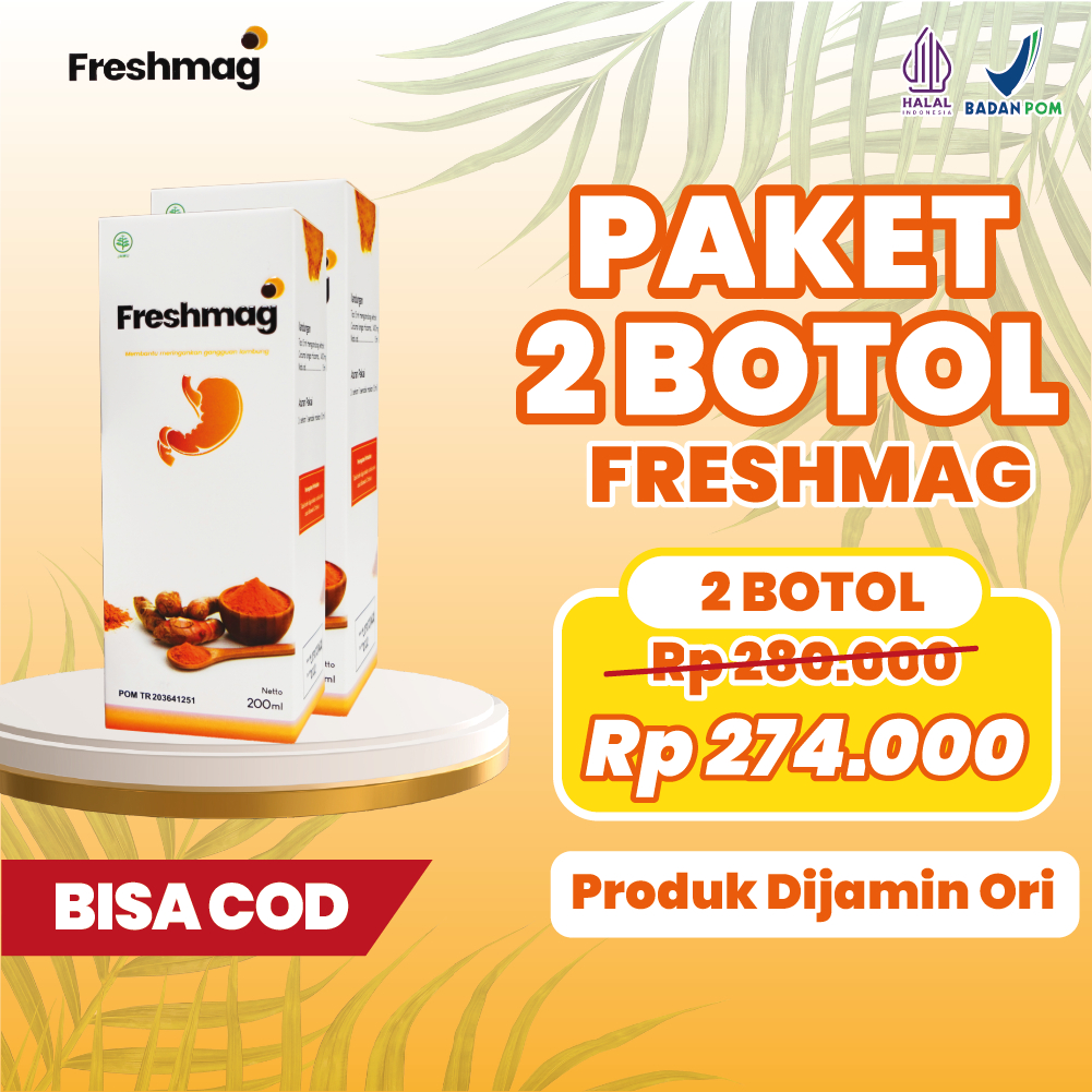 Jual Freshmag 2 Box Original Madu Alami Herbal Asli Atasi Sakit Maag Akut Infeksi Pencernaan ...