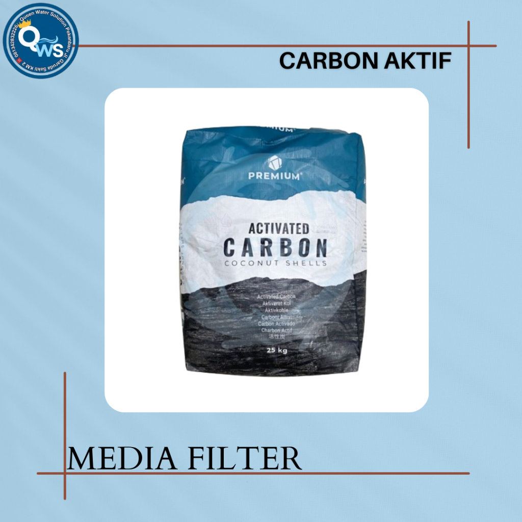 Jual Karbon Aktif Media Filter Air Premium 1 Zak/ 25kg - Carbon ...