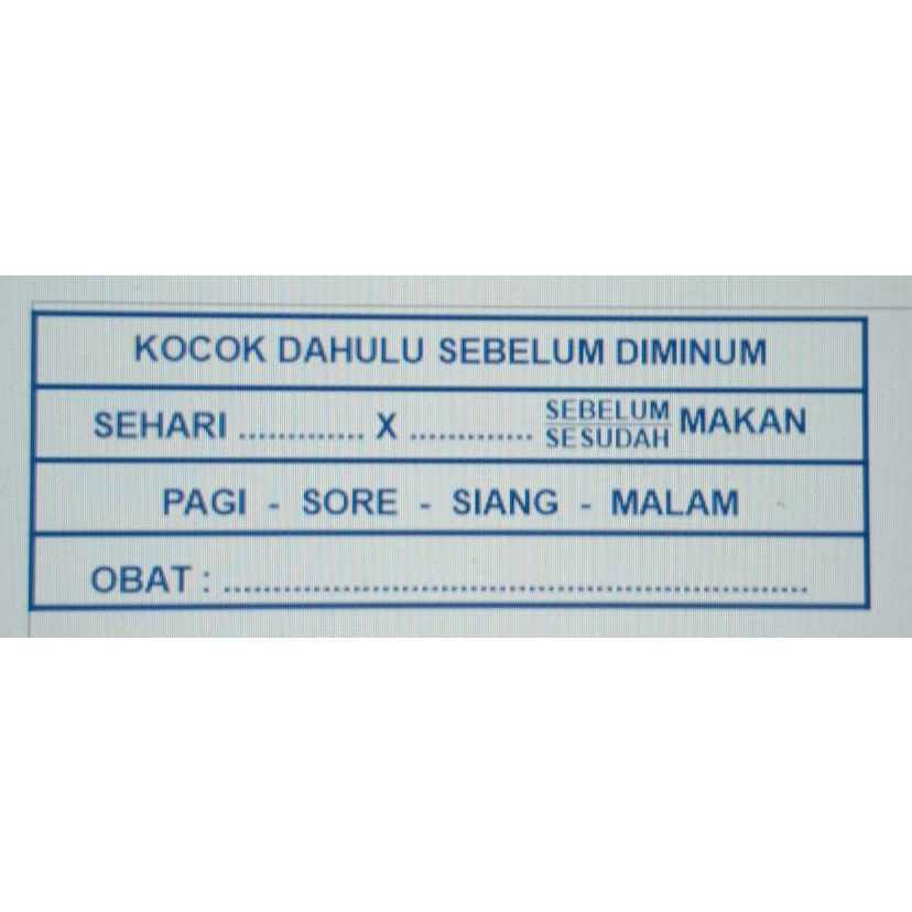 Jual STICKER GLOSSY OBAT SIRUP SIMPEL & ELEGAN | Shopee Indonesia