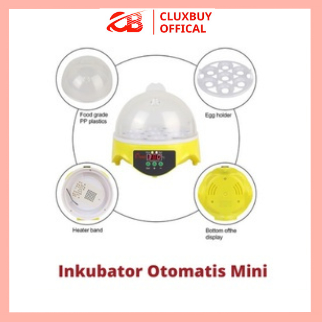 Jual Inkubator otomatis mini, inkubator otomatis dengan 7 kompartemen ...