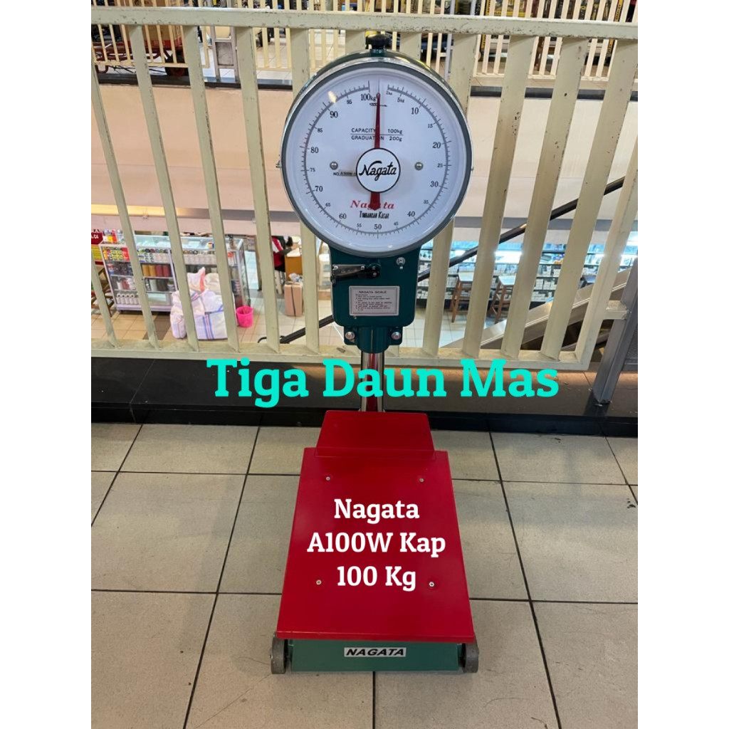 Jual Timbangan Jarum Nagata A100W Kapasitas 100 Kg | Shopee Indonesia
