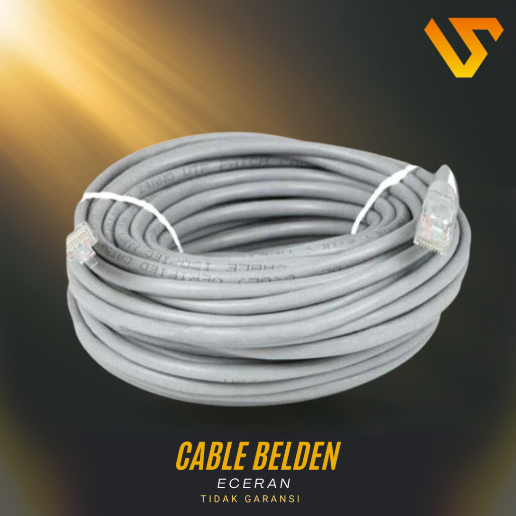 Jual Cable BELDEN UTP Cat5e Kabel Eceran 5|10|15|20|25 Meter | Shopee ...
