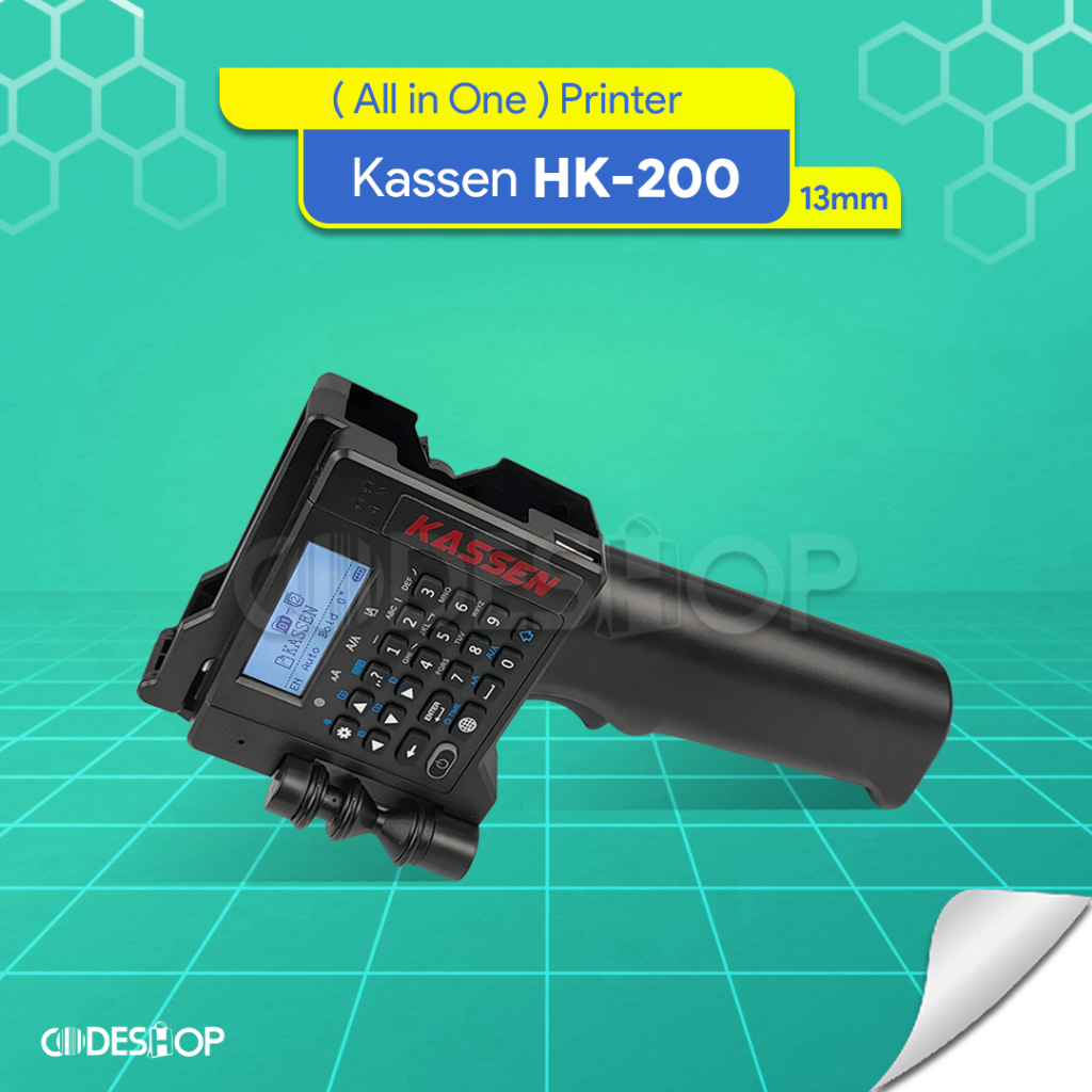 Jual KASSEN INKJET PRINTER BARCODE HANDHELD HD2000 PRINTER BARCODE ...