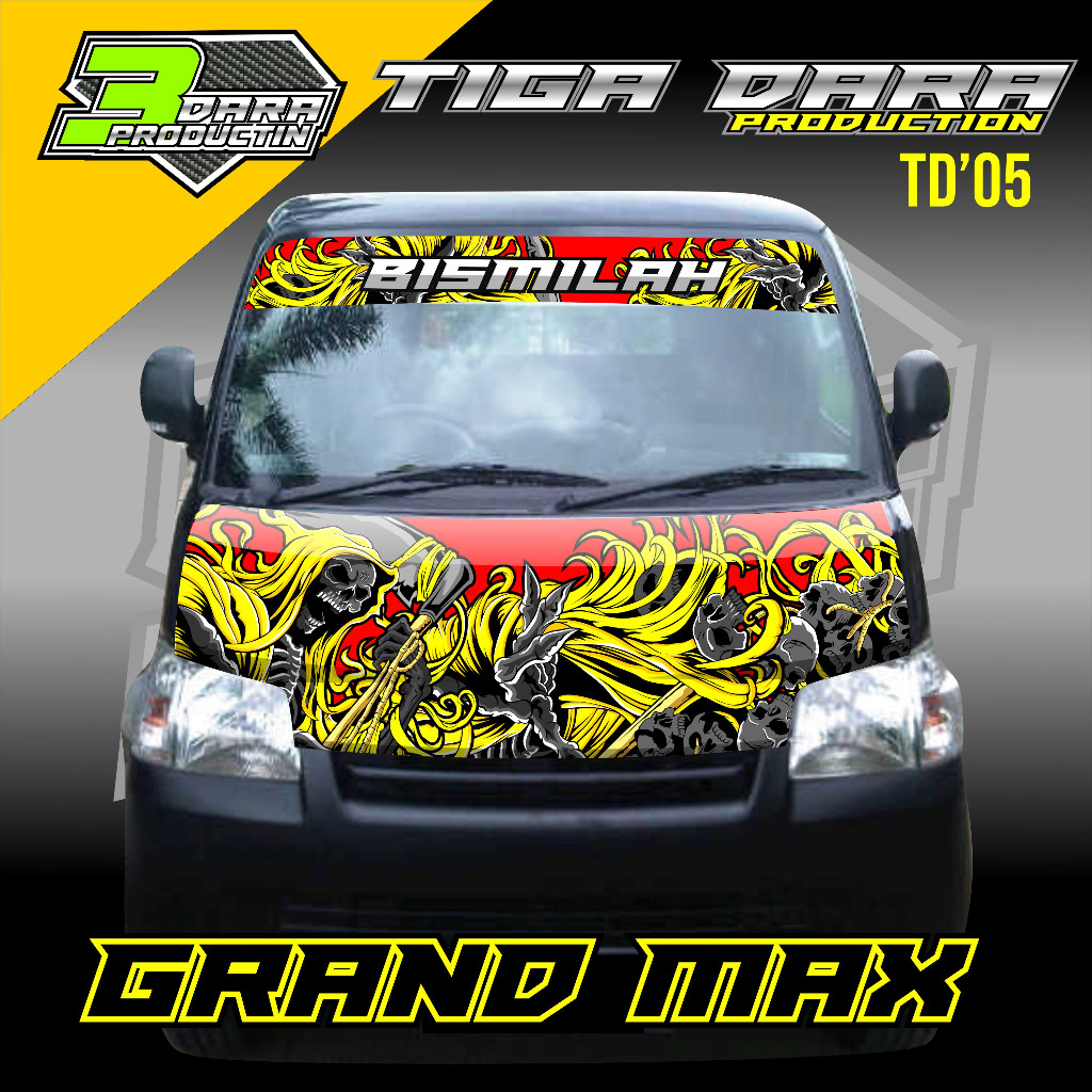 Jual STIKER DECAL KABIN GRAND MAX STIKER KACA GRAND MAX STIKER KABIN ...