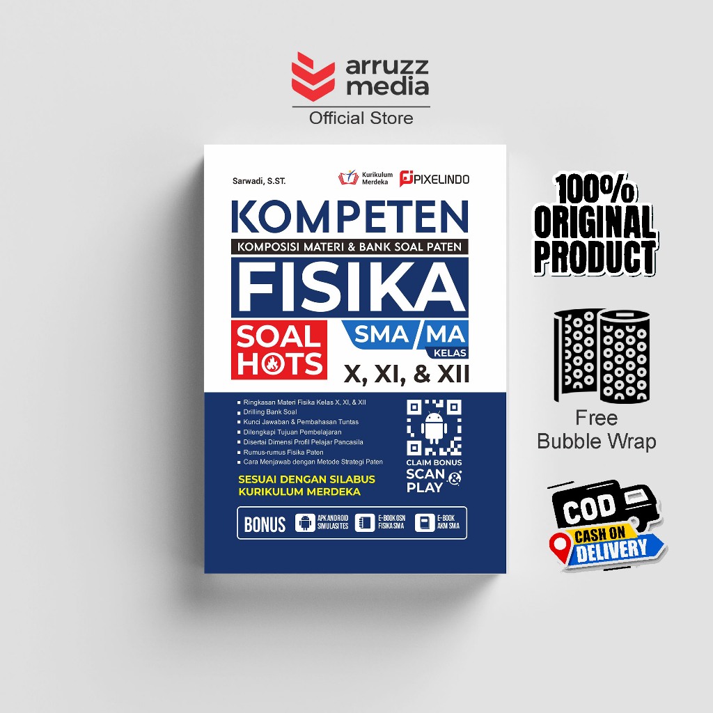 Jual Arruzzmediastore Buku Kompeten FISIKA SMA/MA Kelas X, XI, & XII Sesuai Silabus Kurikulum ...