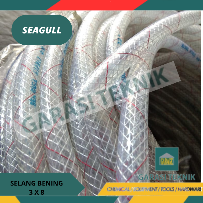 Jual Selang seagull hiprex benang ukuran 3/8" per 5 meter | Shopee Indonesia