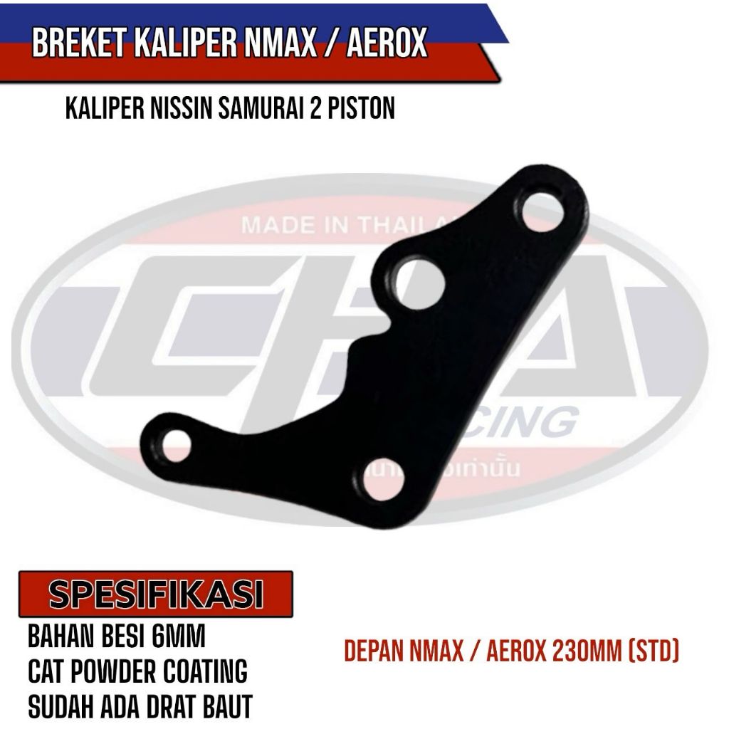 Jual Breket Kaliper NMAX Kaliper NISSIN SAMURAI 2 Piston dan 4 Piston ...