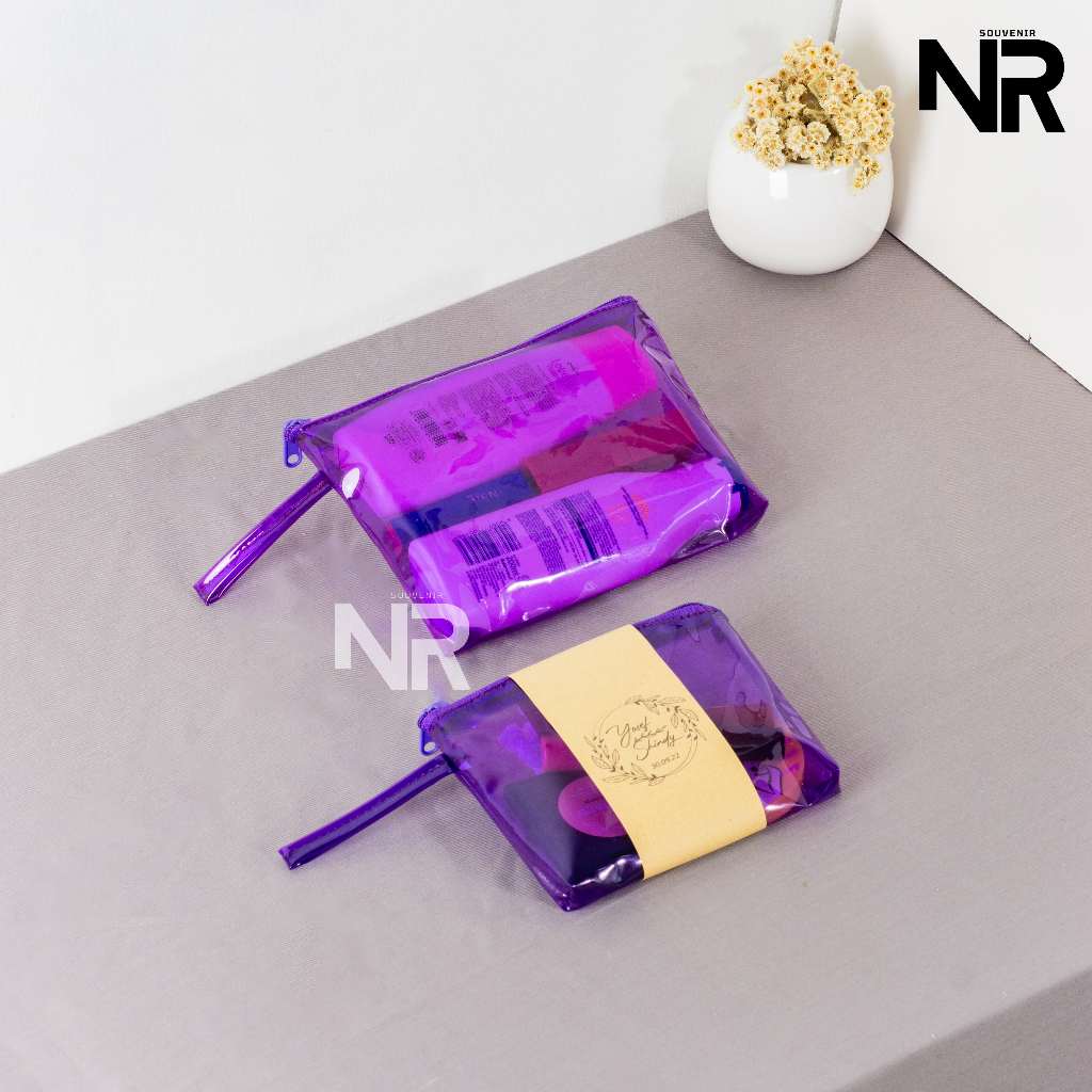 Jual Pouch kapal besar kecil bahan mika jelly souvenir pernikahan pouch ...