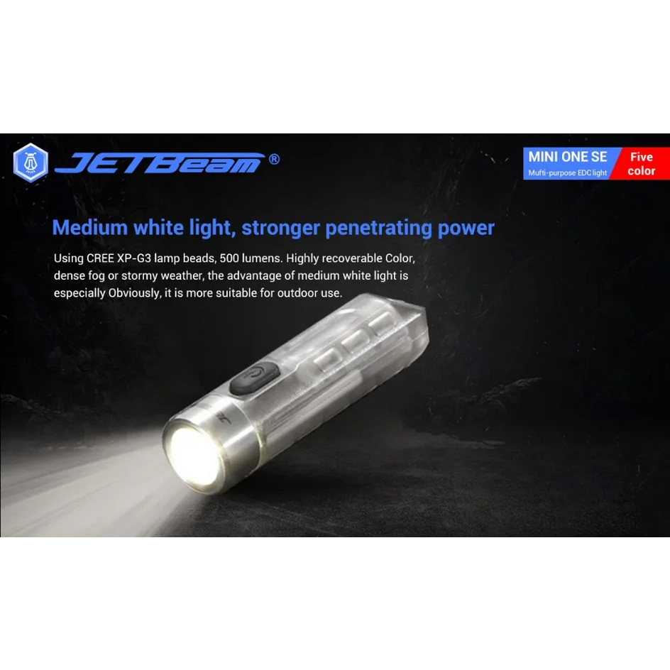 Jual Senter Mini LED USB CREE XP-G3 500 Lumens RGB UV Light JETBEAM ...