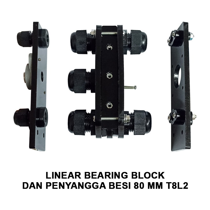 Jual EELIC SCS-80T8L2SET Linear bearing block acrylic dengan ukuran ...