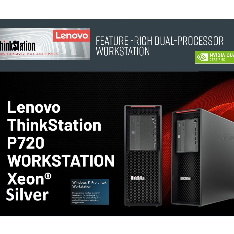 Jual RAM 256GB-DUAL PROC XEON SILVER-LENOVO Thinkstation P720 PC Server ...