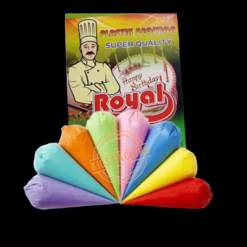 Jual Papping Bag / Piping Bag Isi 100pcs / Plastik Segitiga Ukuran ...