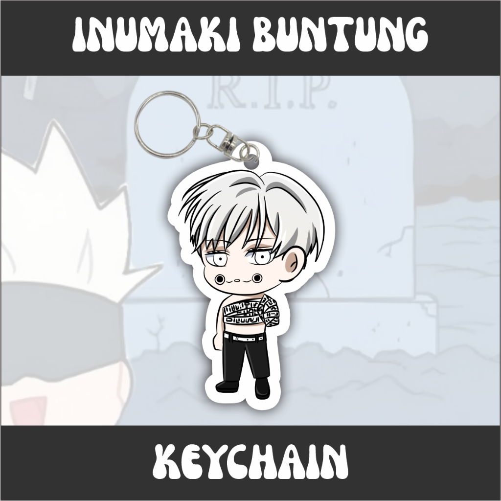 Jual (2 SISI) GANTUNGAN KUNCI JUJUTSU DEAD GOJO KIKO | NANAMI | TOJI ...