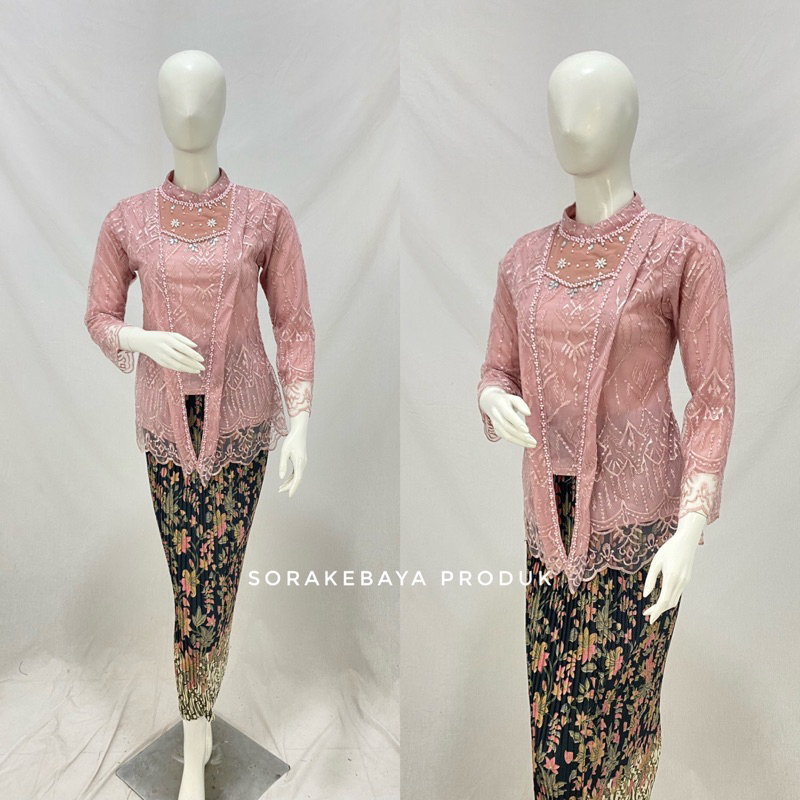 Jual Kebaya modern kutu baru kerah sanghai kebaya wisuda payet | Shopee Indonesia