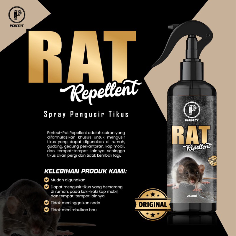 Jual Perfect Rat Repellent Pengusir Tikus 250 ML Semprotan Anti Tikus ...