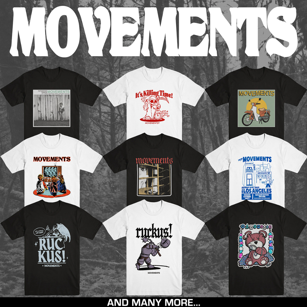 Jual MOVEMENTS | T-SHIRT BAND | POST HARDCORE | MERCHANDISE | Shopee ...