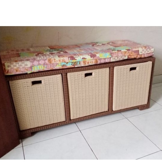 Jual Sofa Laci 3 rotan sintetis | Shopee Indonesia