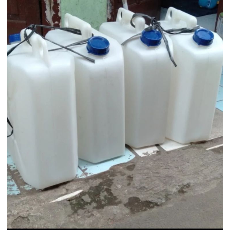 Jual Jerigen baru bersih ukuran 20 liter/ukuran 10 liter/ukuran 5 liter ...