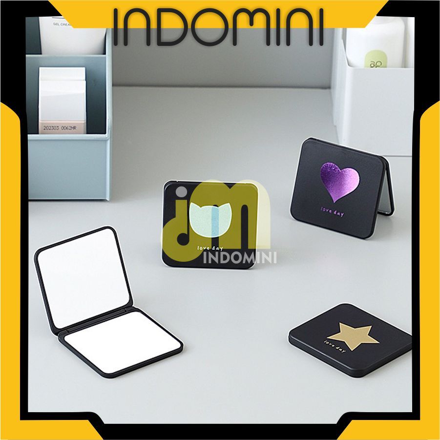Jual INDOMINI R641 Cermin Mini Lipat Untuk Make Up / Cermin Segiempat 2 ...