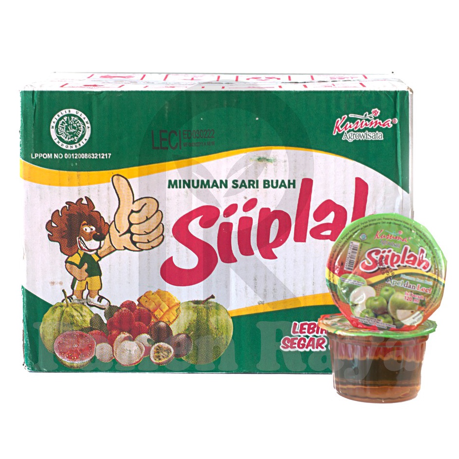 Jual [KODE 7NAI0] Minuman Sari Buah Kusuma Siiplah Apel / Leci / Jambu ...