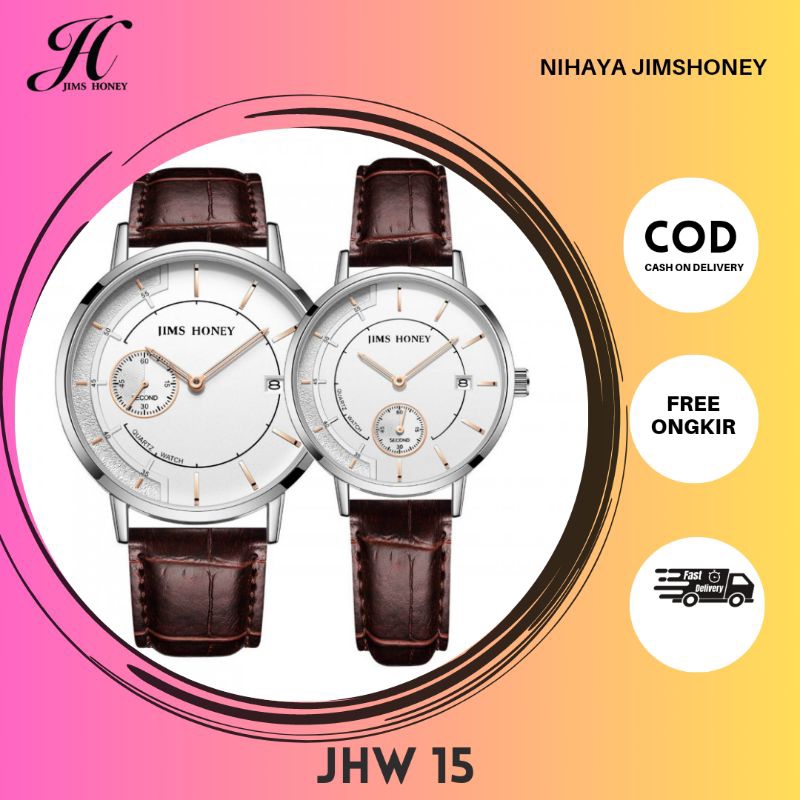 Jual JIMSHONEY JAM TANGAN COUPLE KODE JHW 15 | Shopee Indonesia
