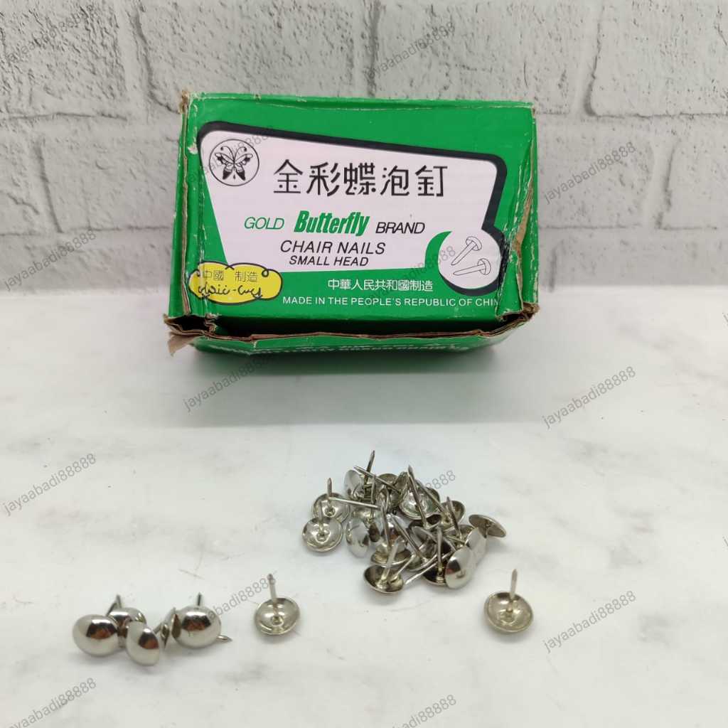 Jual paku tenda becak 5/8” paku becak paku payung paku tekan paku ...