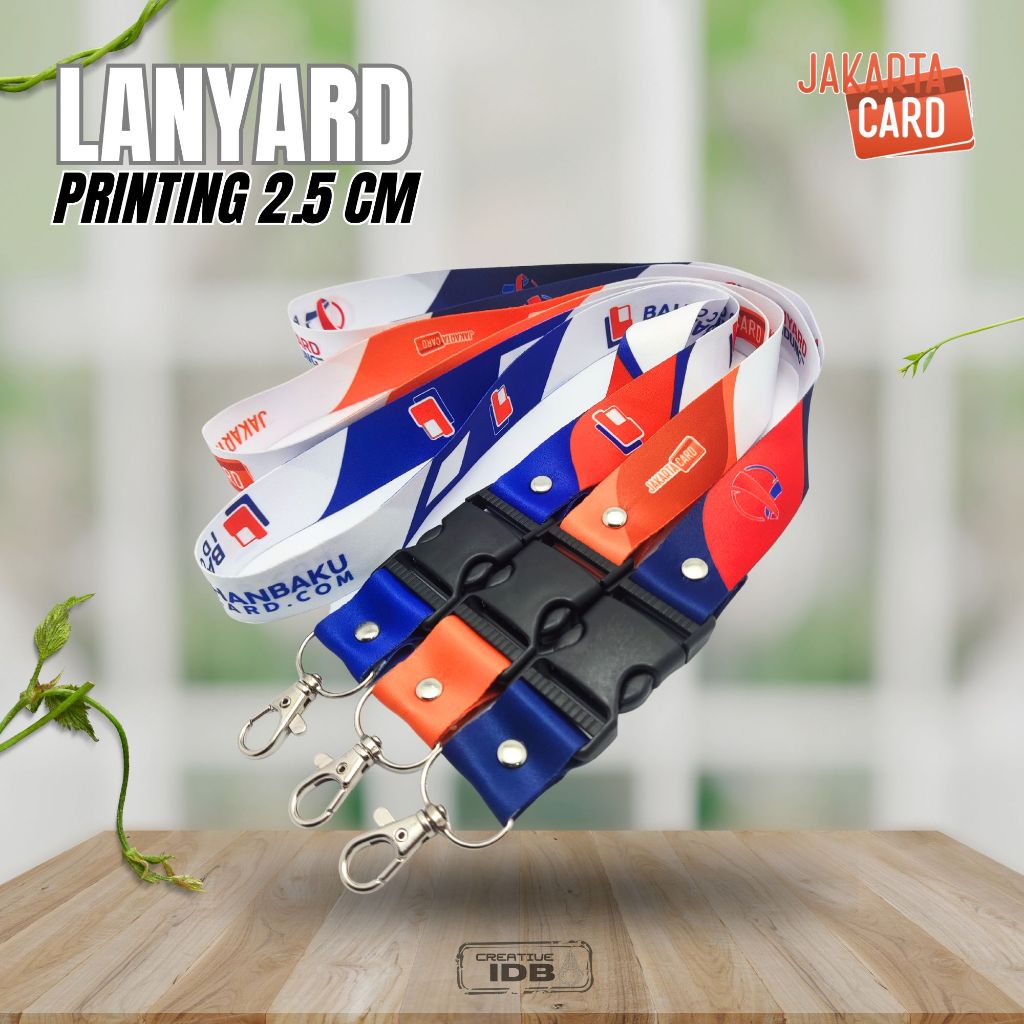 Jual Cetak Lanyard Sublim 2,5cm 1muka / cetak tali lanyard id card ...