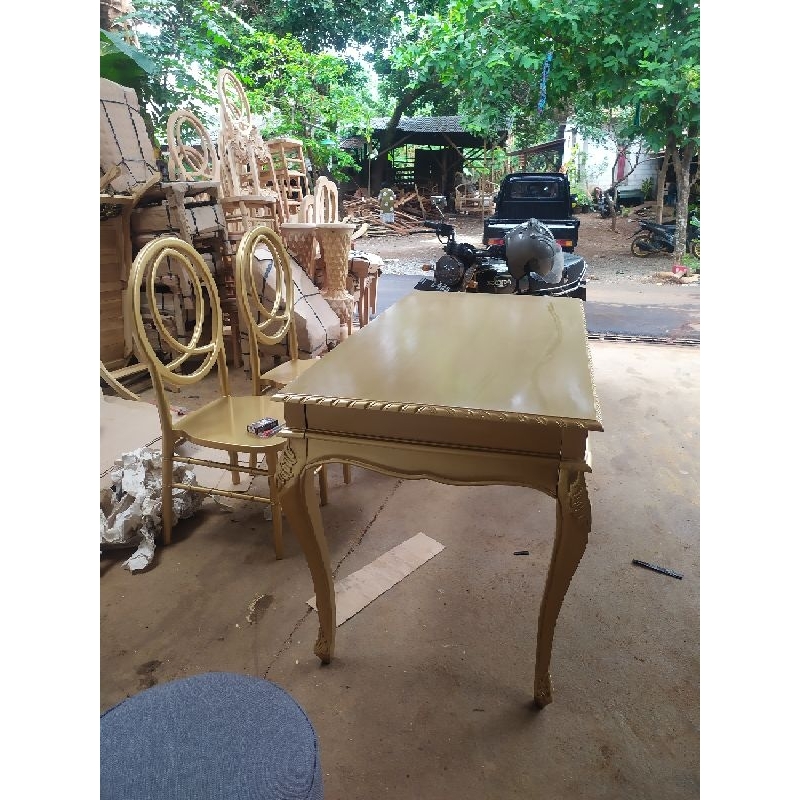 Jual MEJA AKAD F Gold | Shopee Indonesia