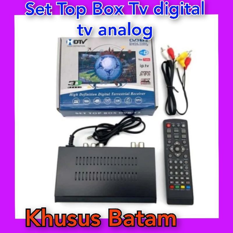 Jual Stb set top box tv digital/analog tv HDTV/Penerima siaran digital ...