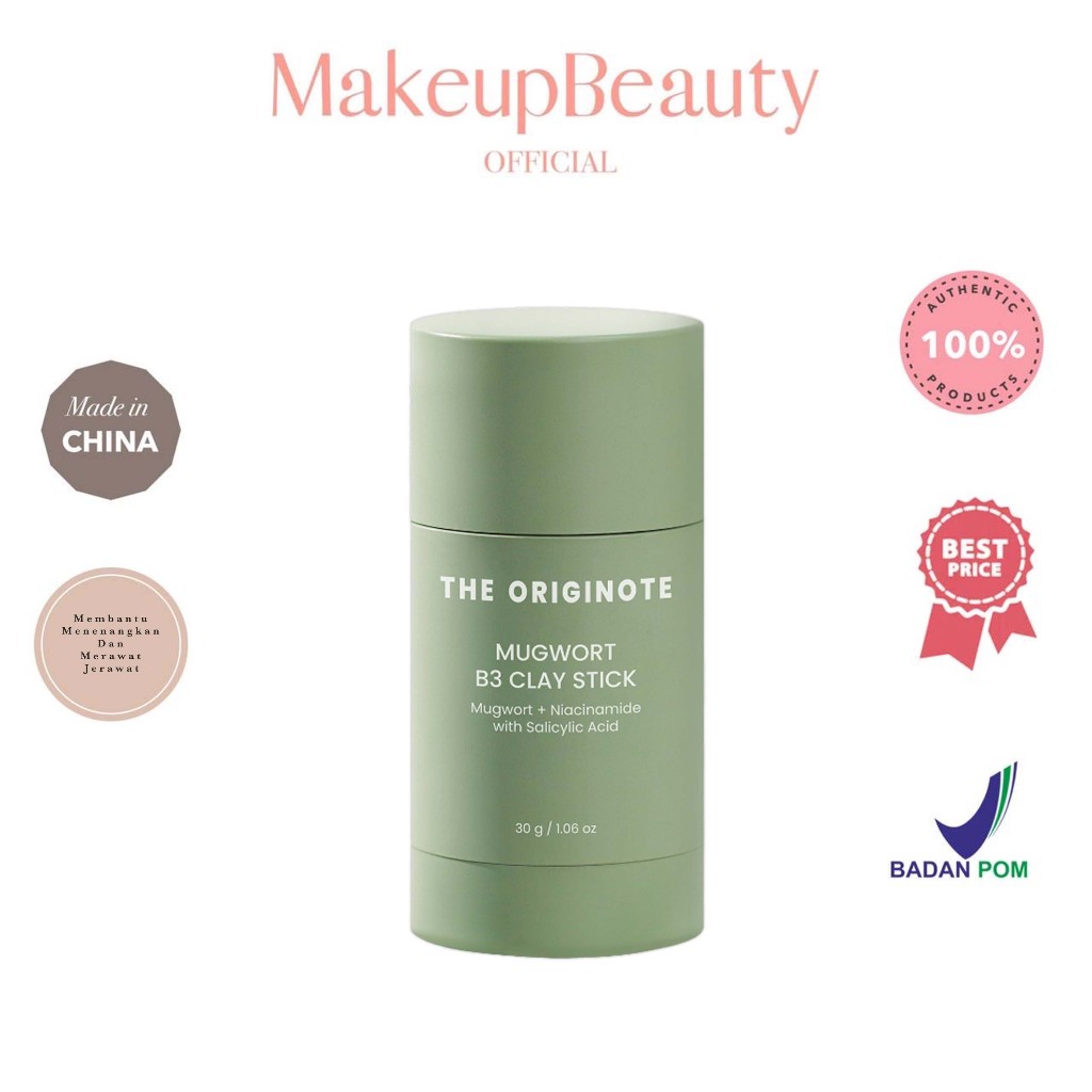 Jual THE ORIGINOTE Mugwort B3 Clay Stick Mask 40g- Masker Wajah Mugwort ...