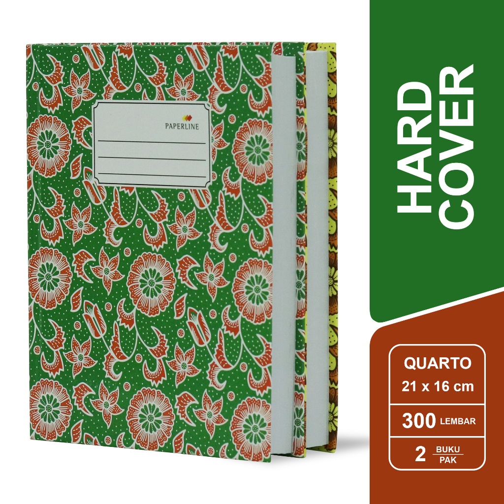 Jual Paperline Hard Cover 21 X 16 Cm (300 Q) - PPL HC 300 Q | Shopee ...
