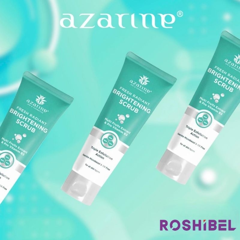 Jual ROSHIBEL - Azarine Fresh Radiant Brightening Scrub | Shopee Indonesia