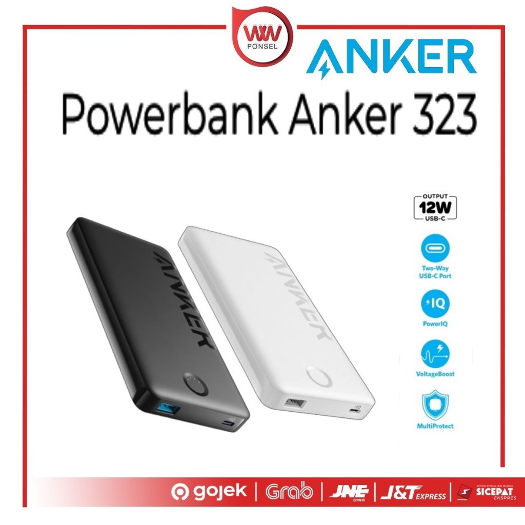 Jual Powerbank Anker A1334 ANKER 323 10000mAh Powerbank PowerCore PIQ ...