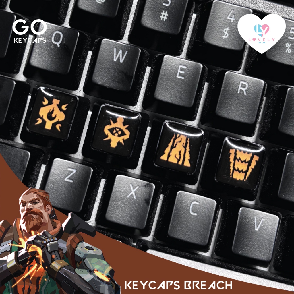 Jual Keycaps PBT Valo Breach Ability | GO KEYCAPS | Shopee Indonesia